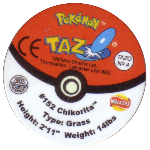 Tazos > Walkers > Pokémon